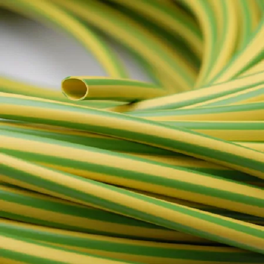 12mm PVC Sleeving Green/Yellow Earth Wire Insulation 100m Coil – MZ ...