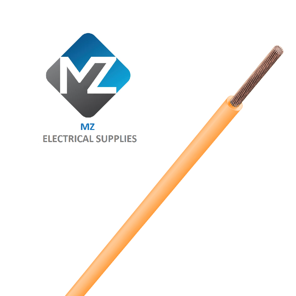 1mm² Tri-Rated Cable - Orange - BS6231 - 100m Reel – MZ Electrical ...